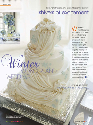 Get Married Magazine - Winter 2010 Issue - Baker's Man Inc