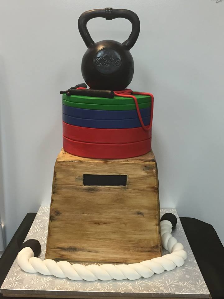 Crossfit Wedding Cake